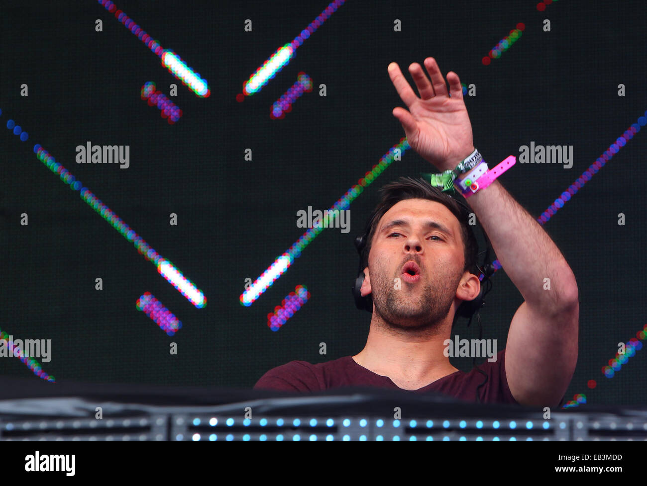 Danny Howard opens the Radio 1 Big Weekend in Glasgow Featuring: Danny ...