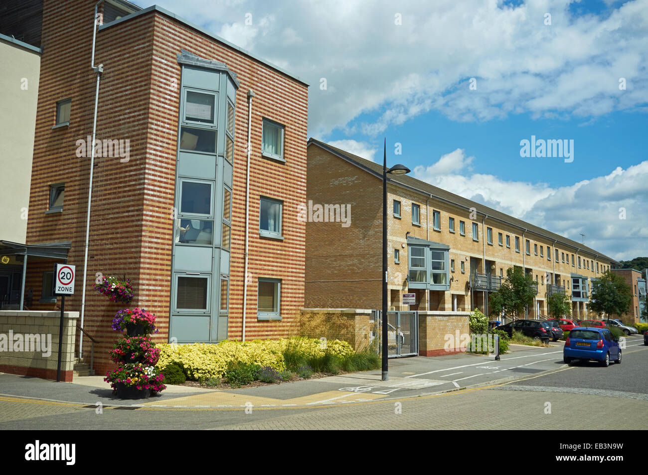 Residential housing Ipswich Suffolk UK Stock Photo - Alamy