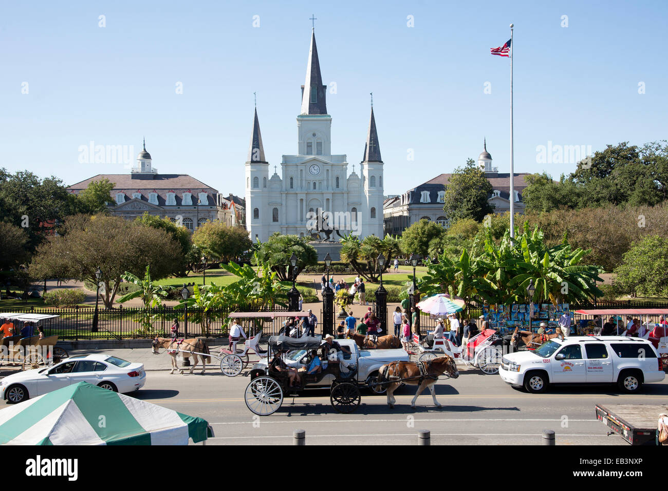 St Louis Cathedral Jackson Square New Orleans USA Stock Photo - Alamy