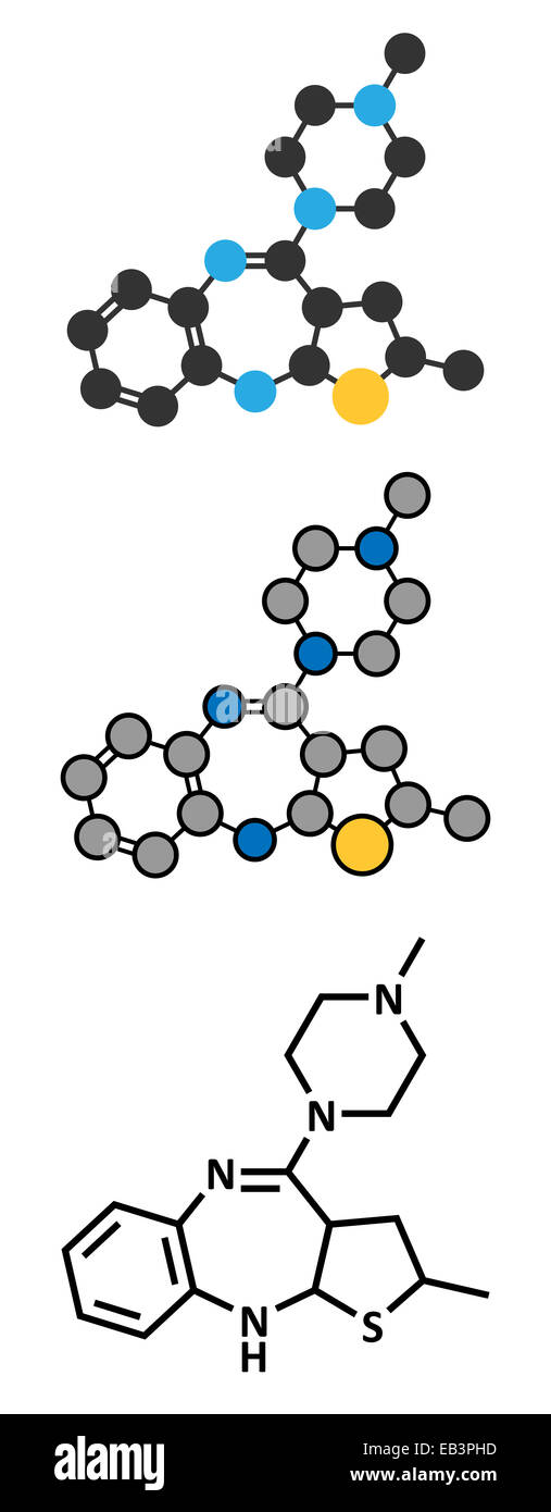 Olanzapine molecule hi-res stock photography and images - Alamy