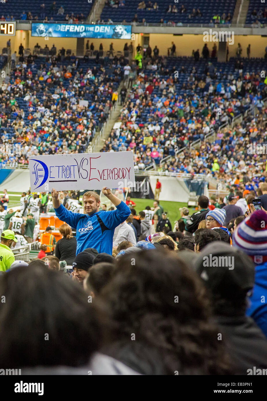 Ford field national football league hi-res stock photography and images ...
