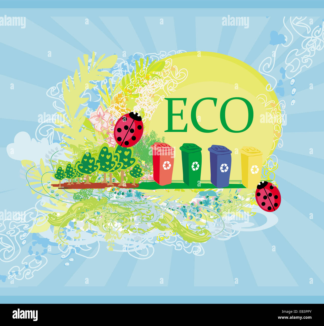 Segregation garbage card hi-res stock photography and images - Alamy