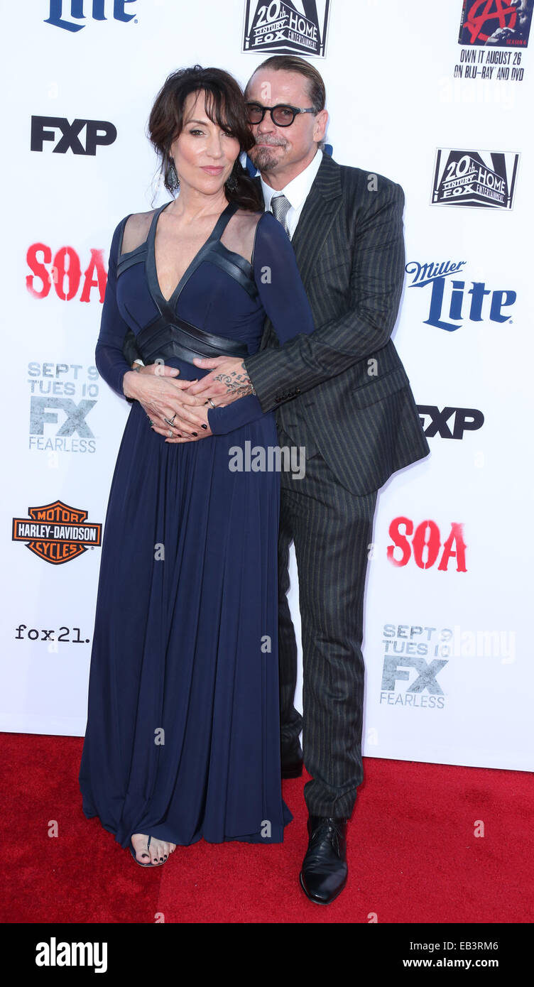New York City, NY. USA. Katey Sagal and Kurt Sutter at the 'Sons Of Anarchy' Season 7 Premiere ...
