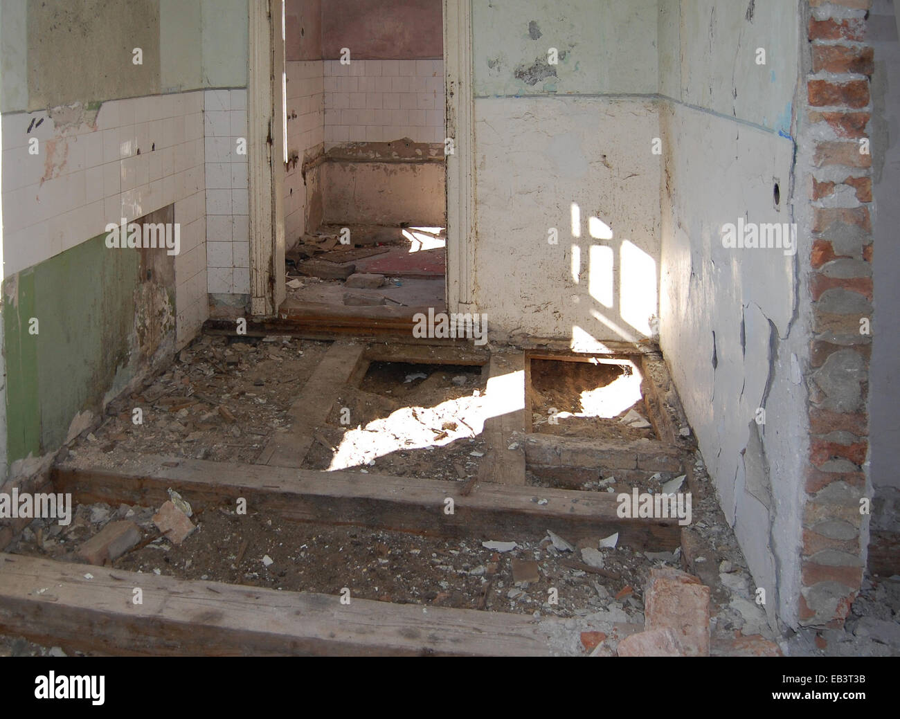 Human destruction which was recorded in one inhabited building in a ...