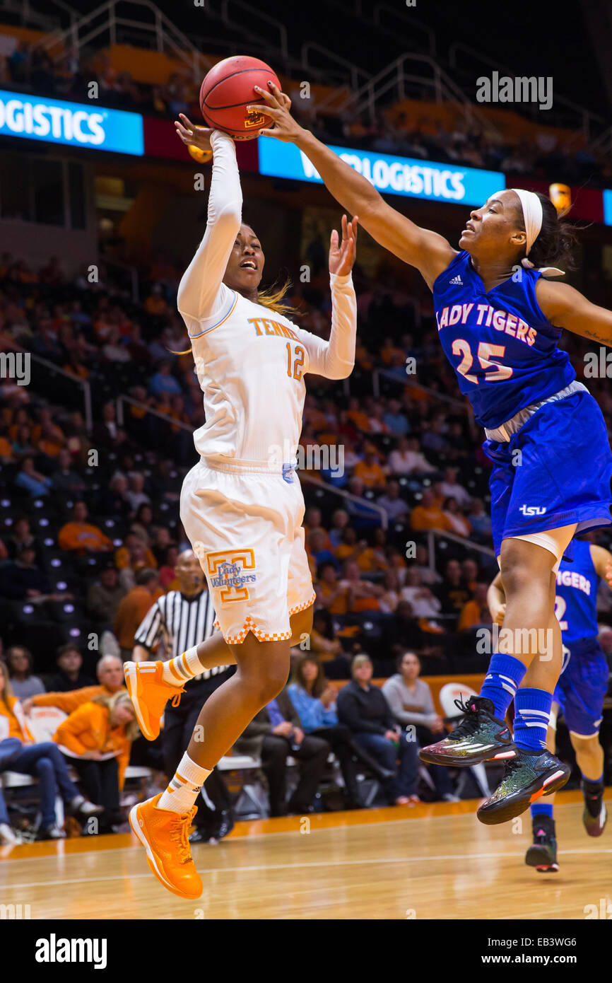 November 24, 2014:Jayda Johnson #25 of the Tennessee State Lady Tigers ...