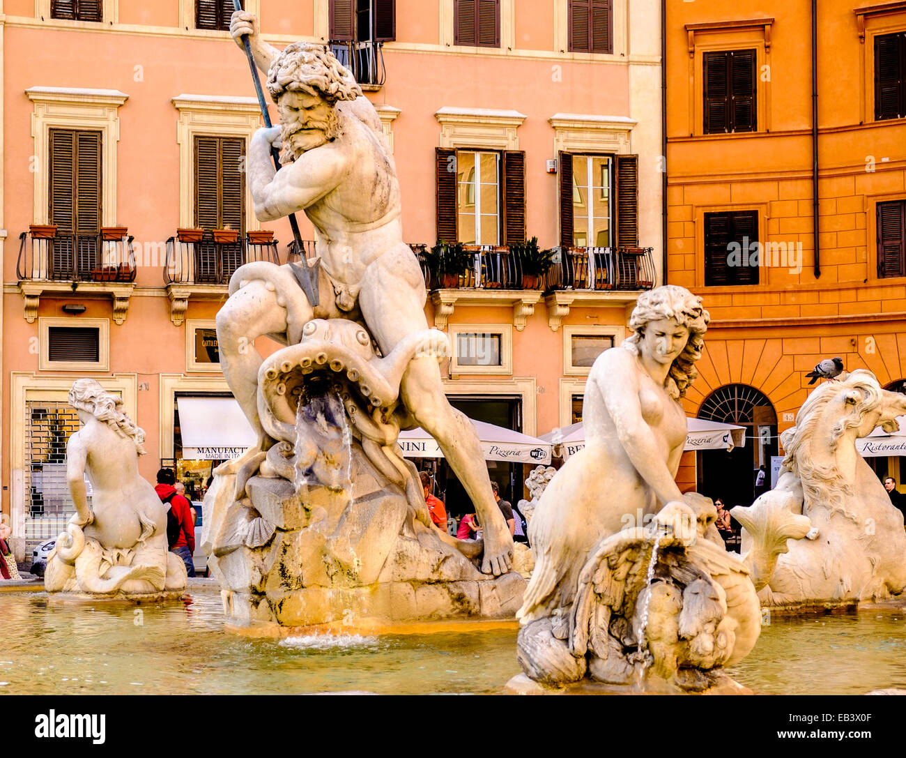 Fontana del Nettuno is a fountain located at the north end of the ...