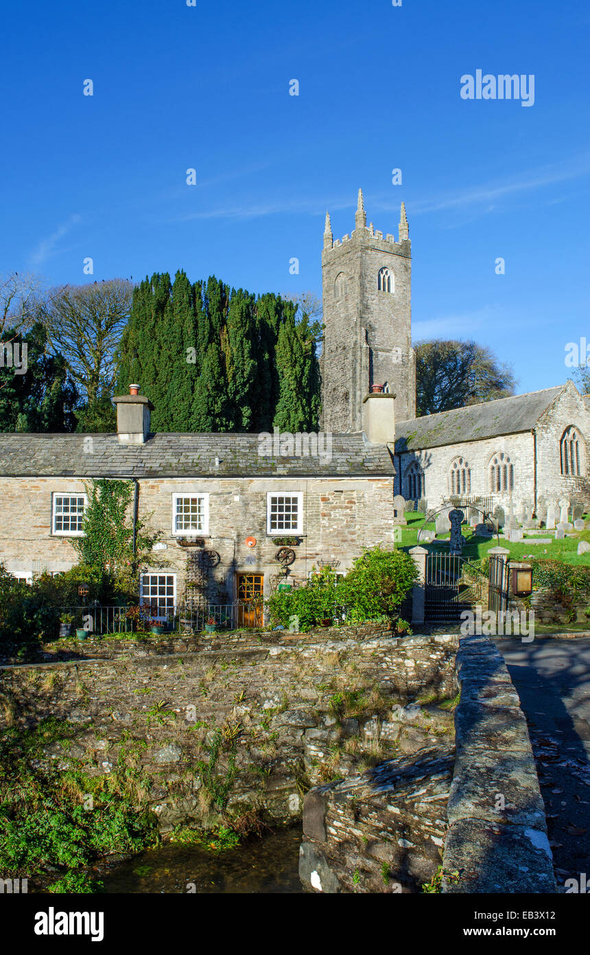 The village of Altarnun in Cornwall, UK Stock Photo - Alamy
