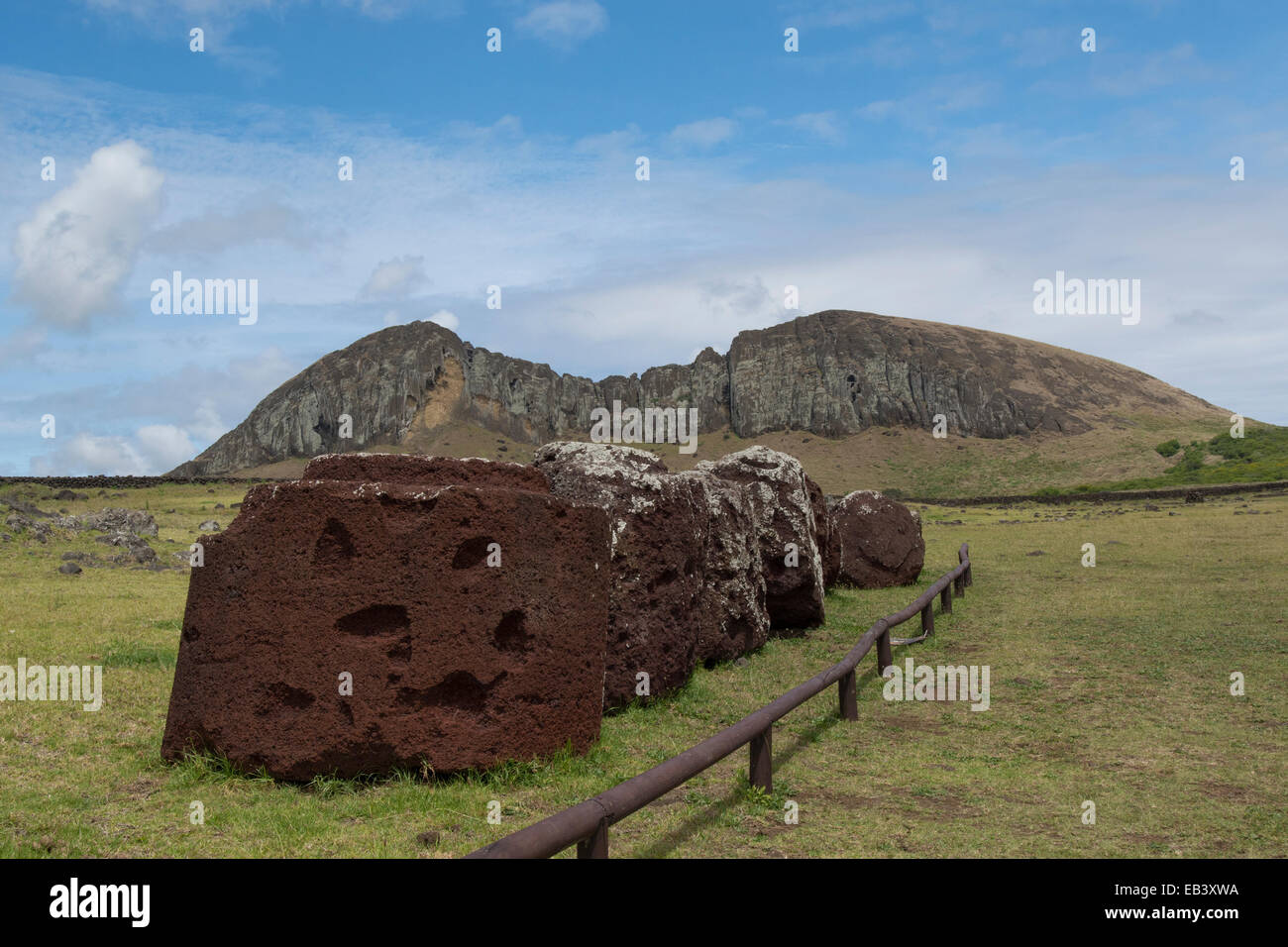 Chile, Easter Island (aka Rapa Nui). Rapa Nui National Park, Tongariki ...