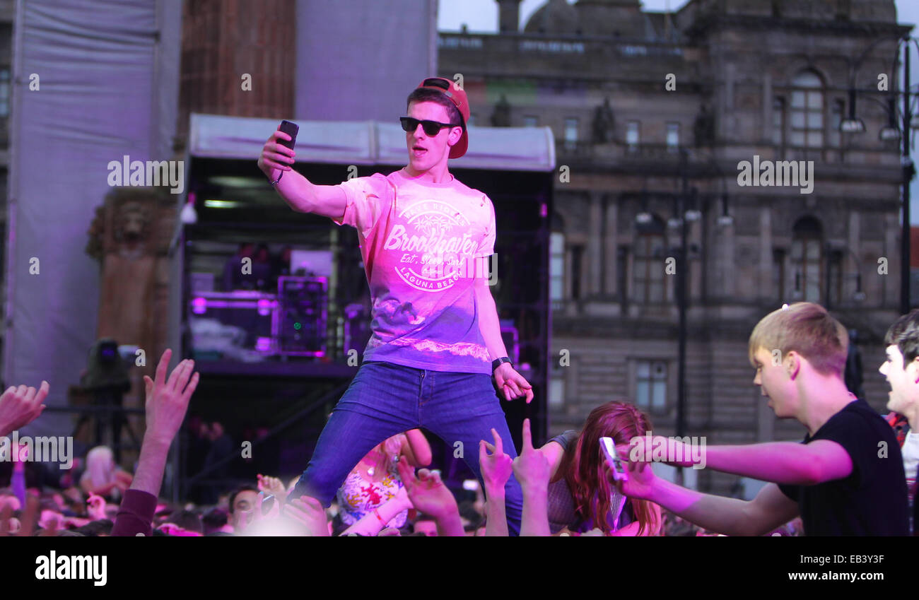 Martin Garrix performs a DJ set the Radio 1's Big Weekend Glasgow ...