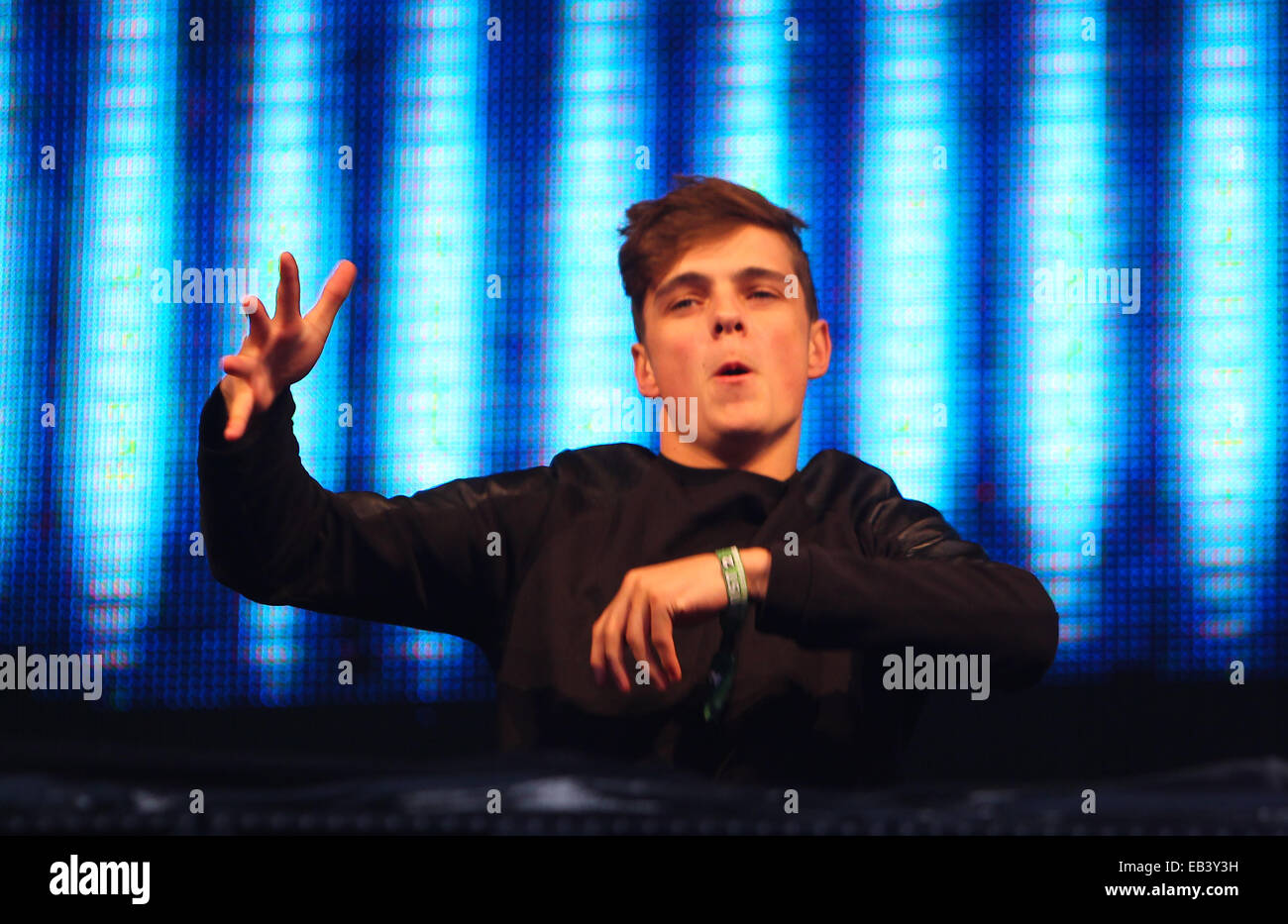 Martin Garrix performs a DJ set the Radio 1's Big Weekend Glasgow ...