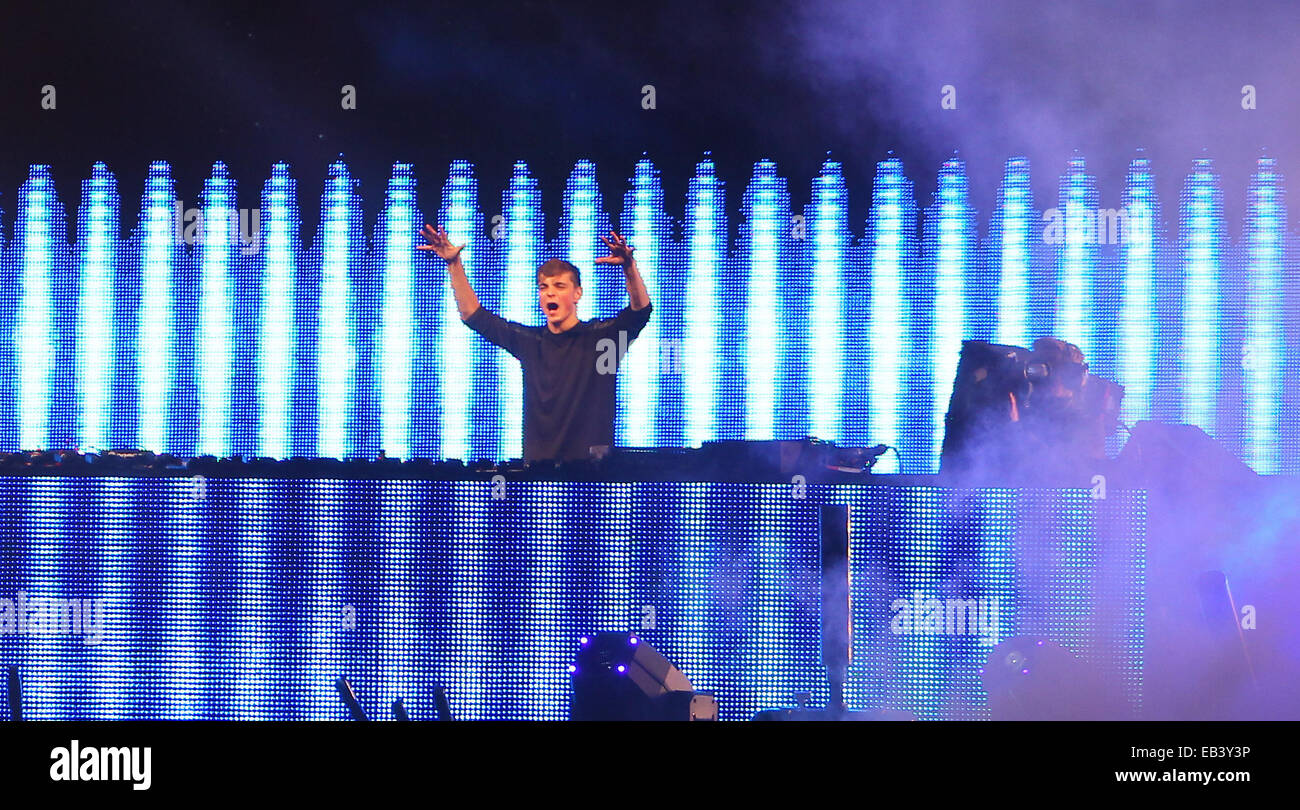 Martin Garrix performs a DJ set the Radio 1's Big Weekend Glasgow ...