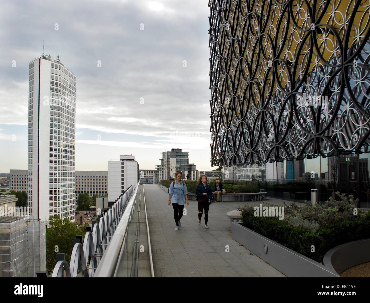 Birmingham library terrace hi-res stock photography and images - Alamy