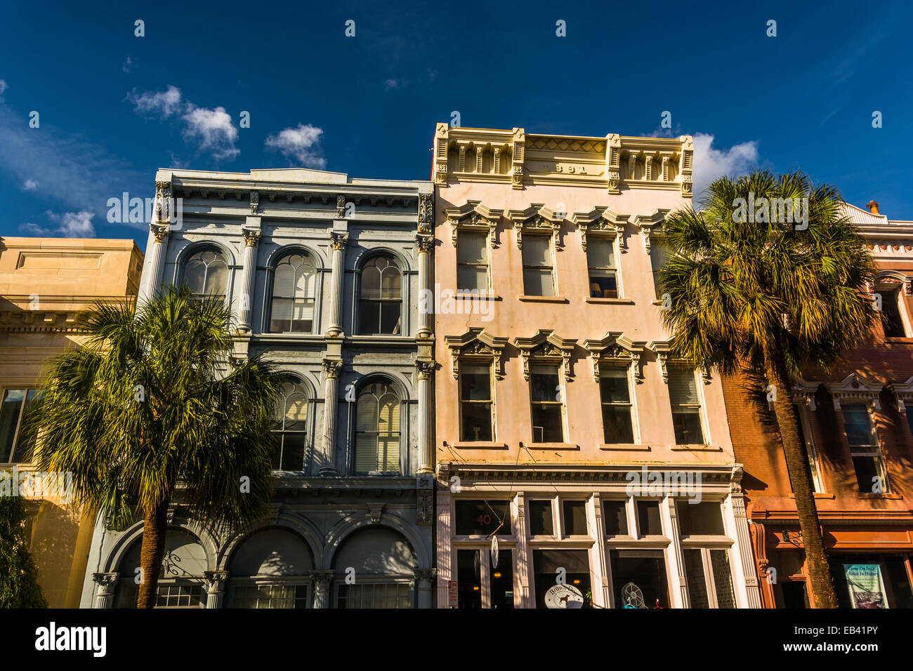 Historic buildings in downtown Charleston, South Carolina Stock Photo ...