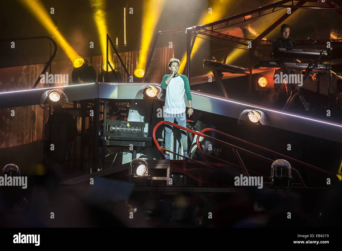 One Direction performs at Croke Park in Dublin, where they will perform ...