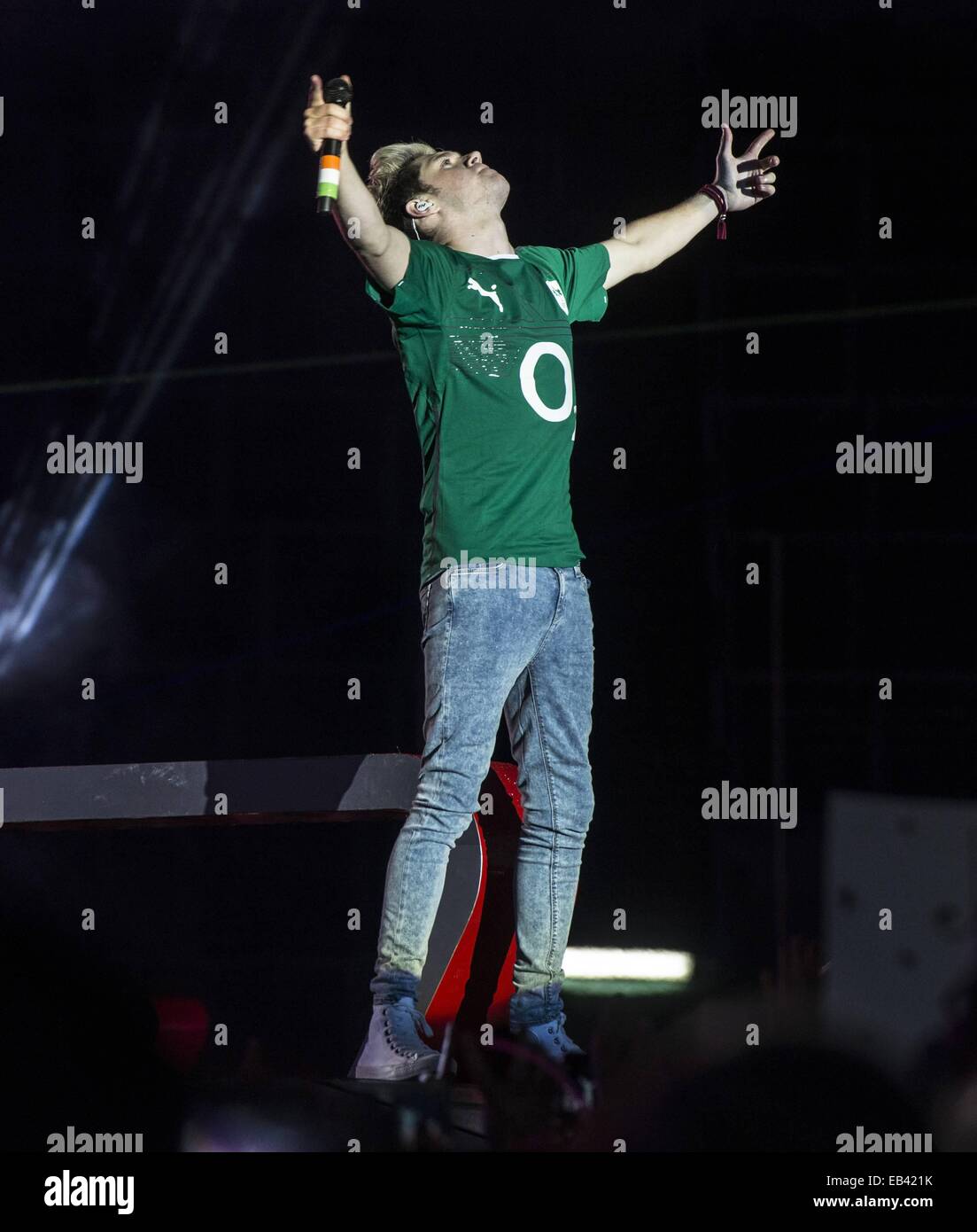 One Direction performs at Croke Park in Dublin, where they will perform ...