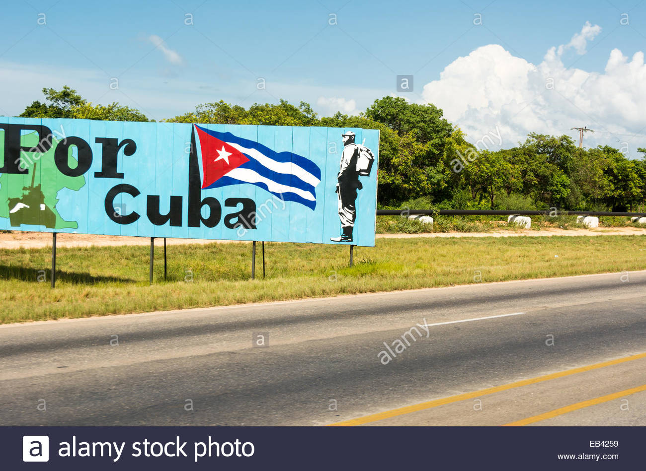 Socialist Propaganda Sign Cuban Revolution Stock Photos & Socialist ...