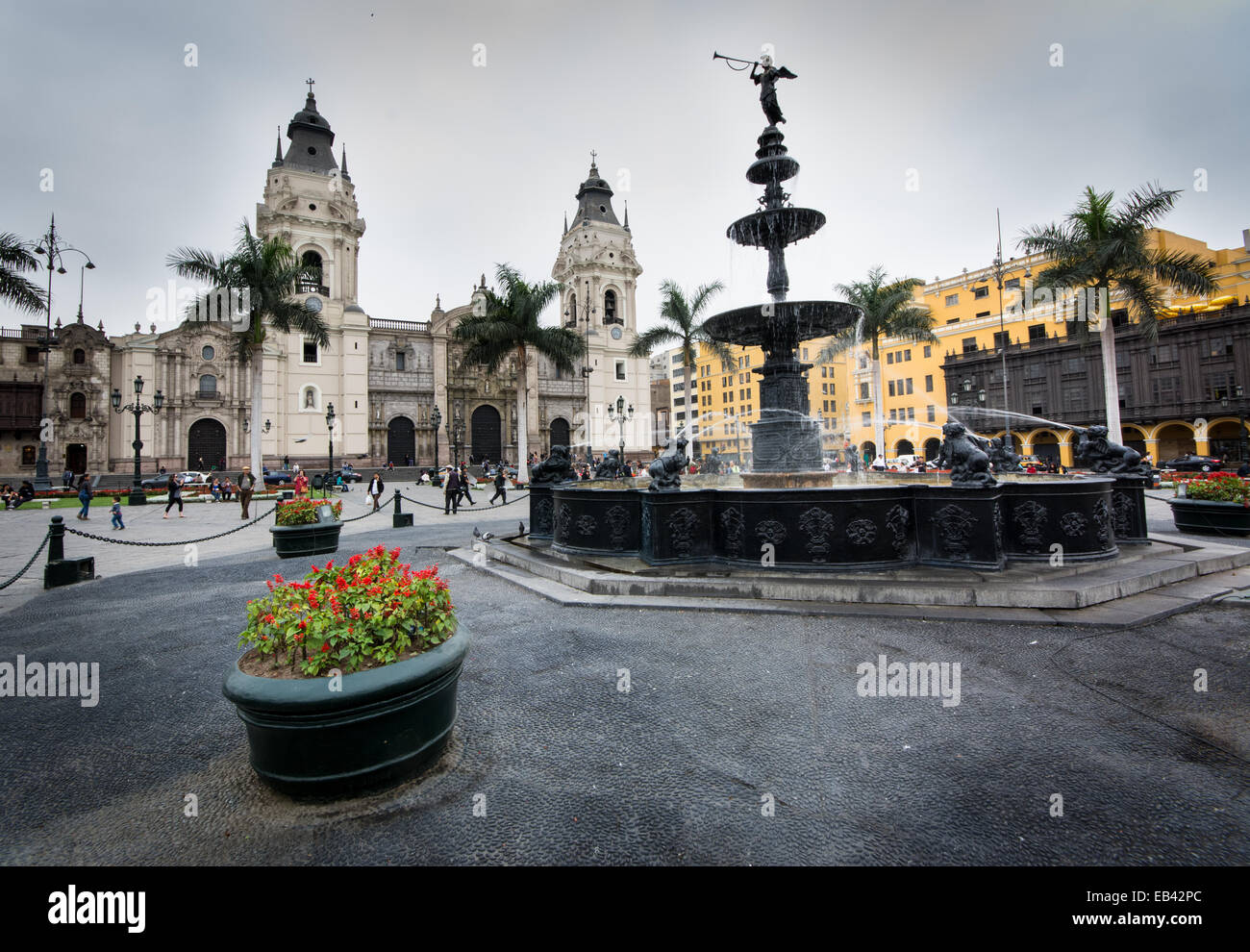 Lima main square hi-res stock photography and images - Alamy