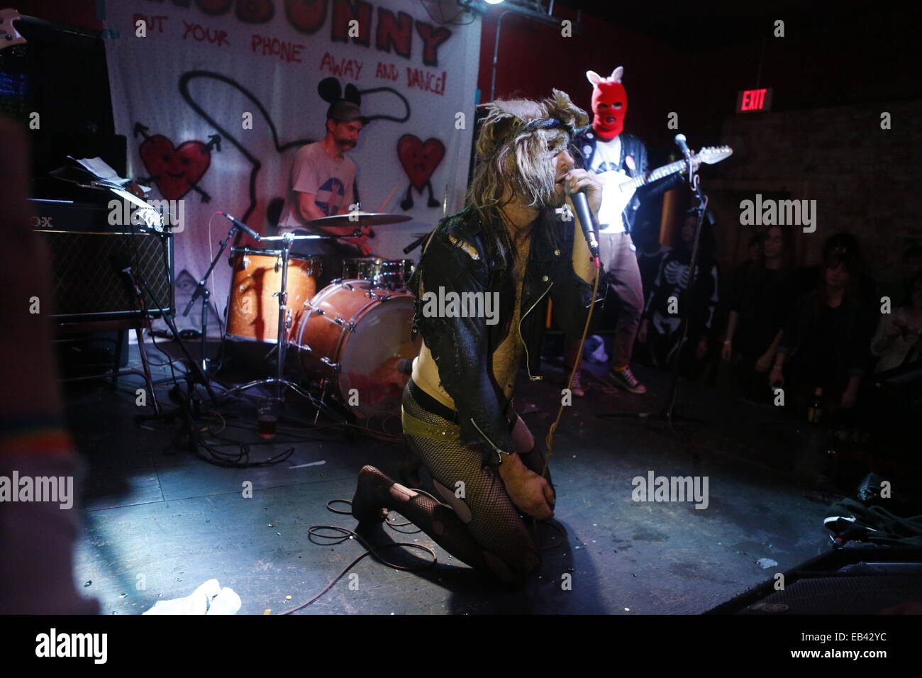 No Bunny plays a show at the Bishop bar. punk rock Bloomington, Indiana ...