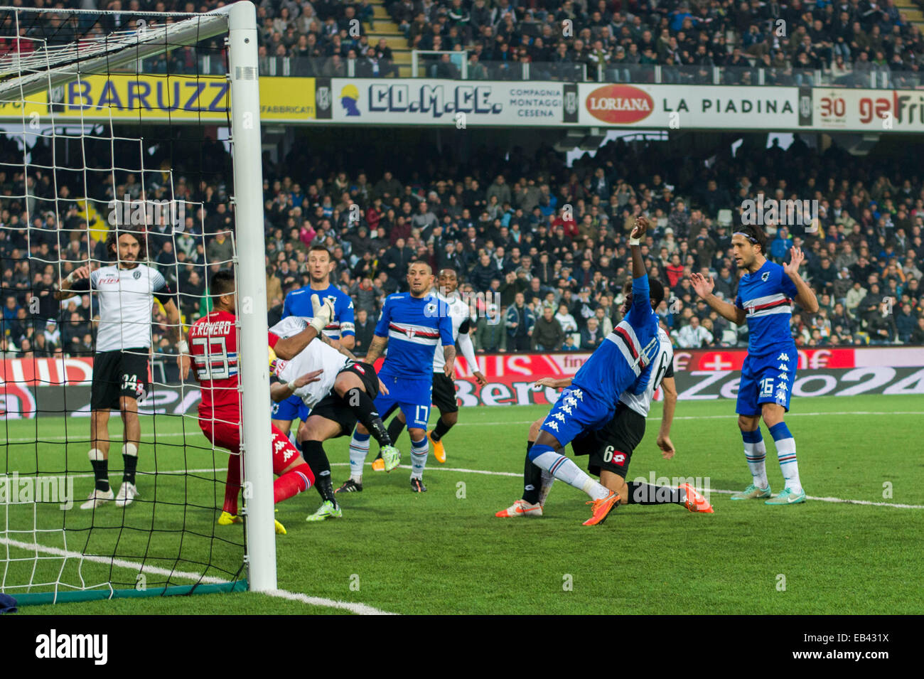 Stefano Lucchini (Cesena), NOVEMBER 23, 2014 - Football / Soccer ...