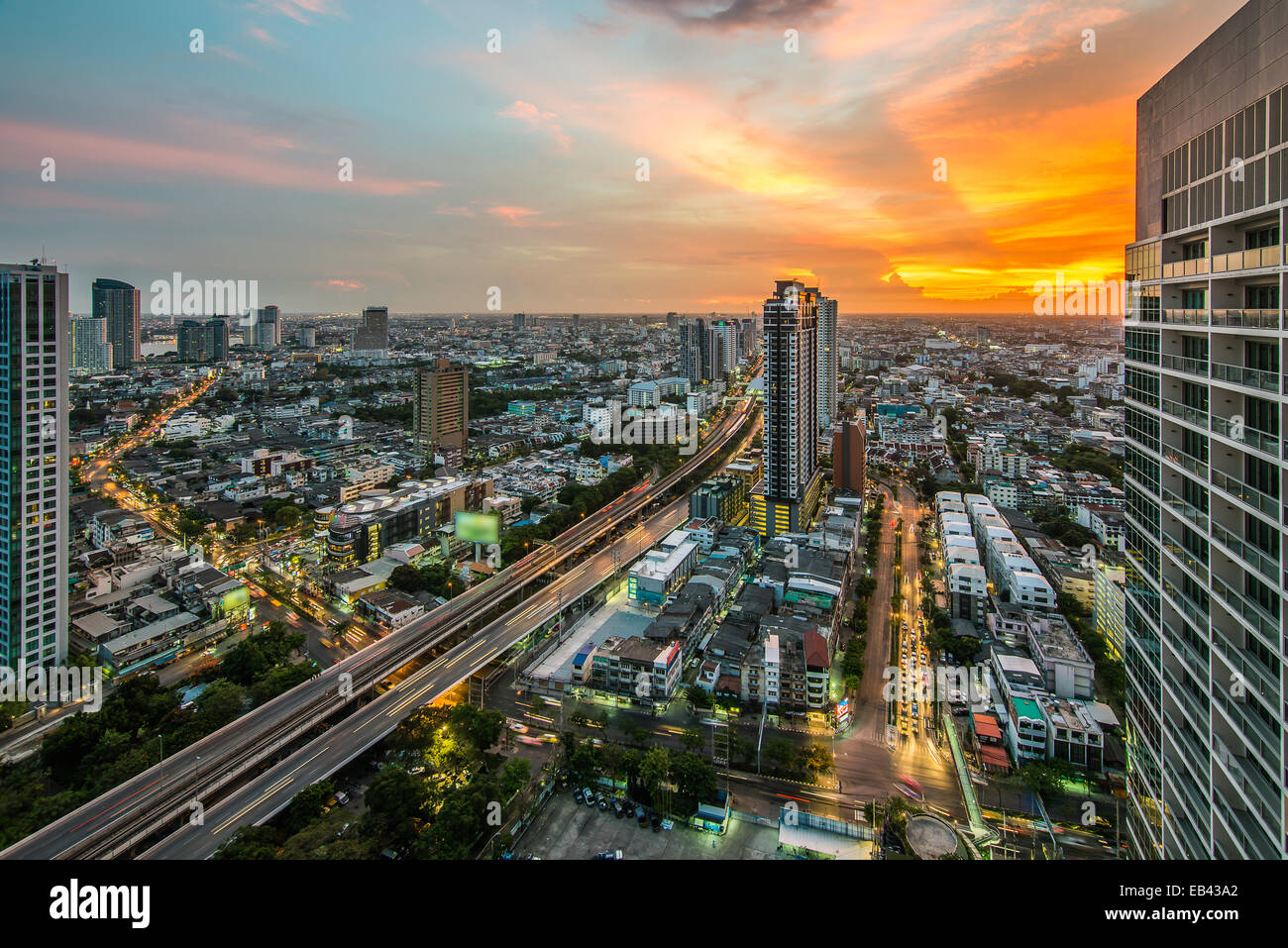 Bangkok big river bridge nice hi-res stock photography and images - Alamy