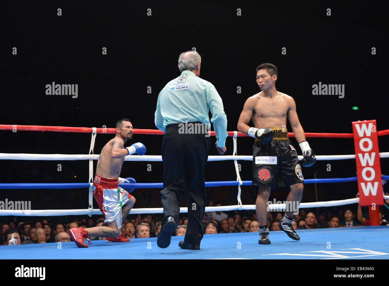 Kanagawa, Japan. 22nd Nov, 2014. Edgar Puerta (MEX), Takashi Miura (JPN ...