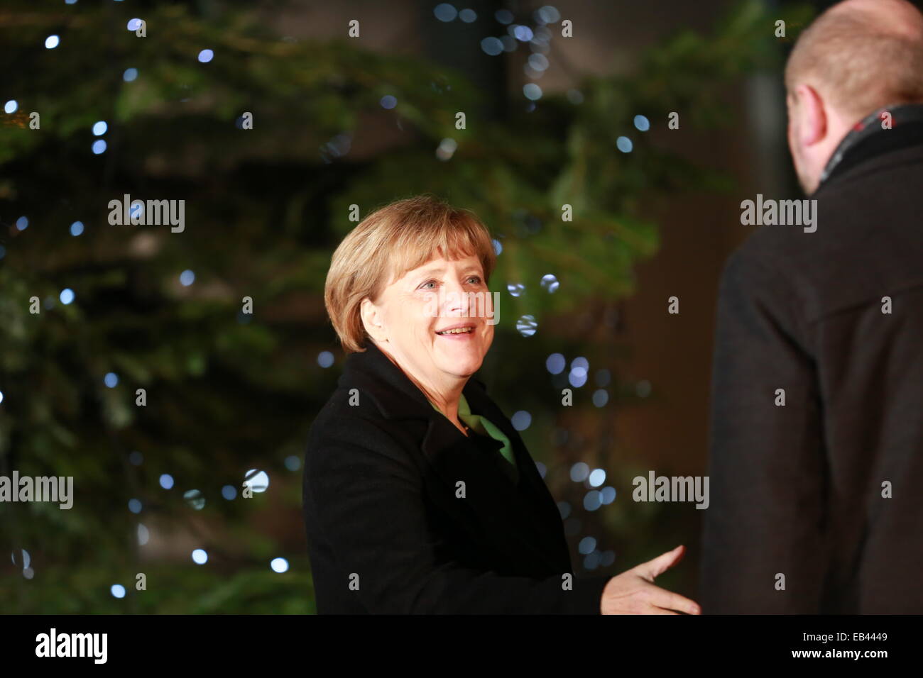 Berlin, Germany. 25th Nov, 2014. Dr. Angela Merkel during the ...