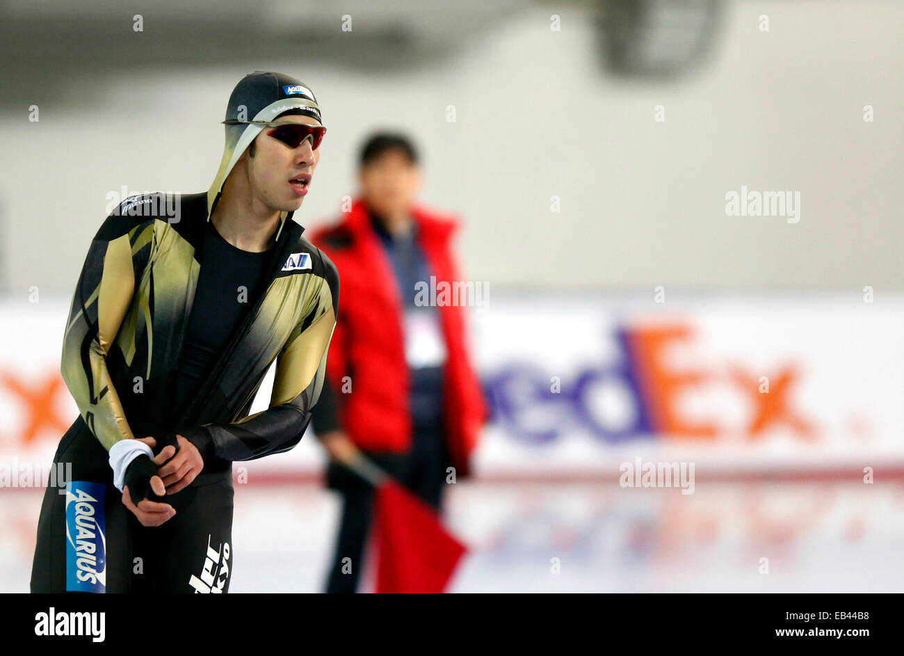 Seoul, South Korea. 23rd Nov, 2014. Ryohei Haga (JPN) Speed Skating ...