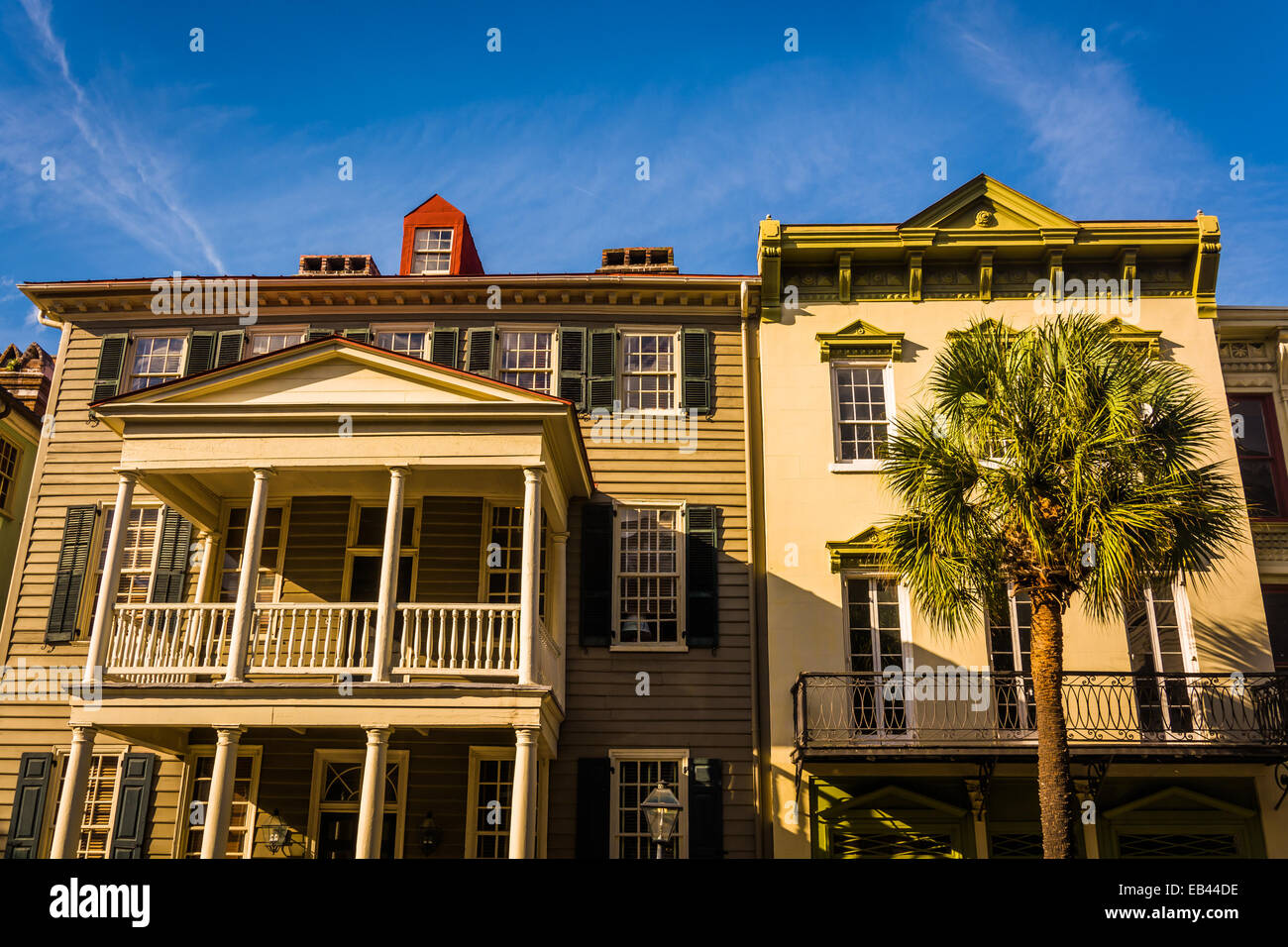 Historic buildings in downtown Charleston, South Carolina Stock Photo ...