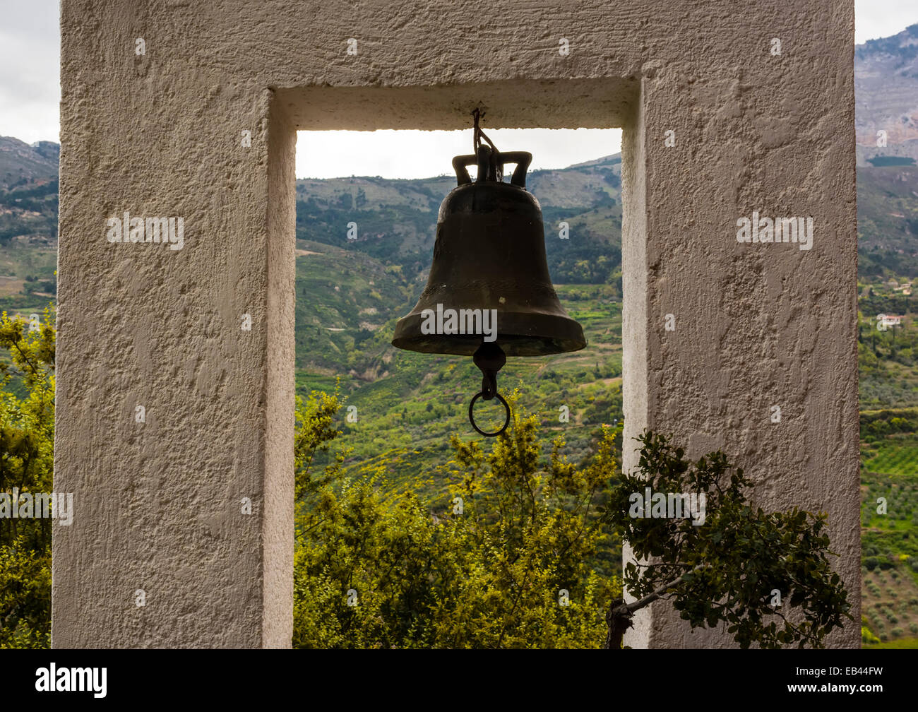 Bell of a Christian church Stock Photo - Alamy