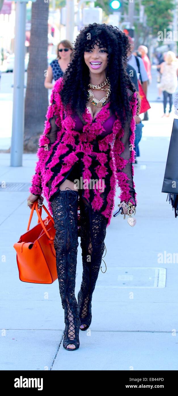 Dencia, Cameroonian pop singer, spotted at Chanel on Rodeo Drive ...