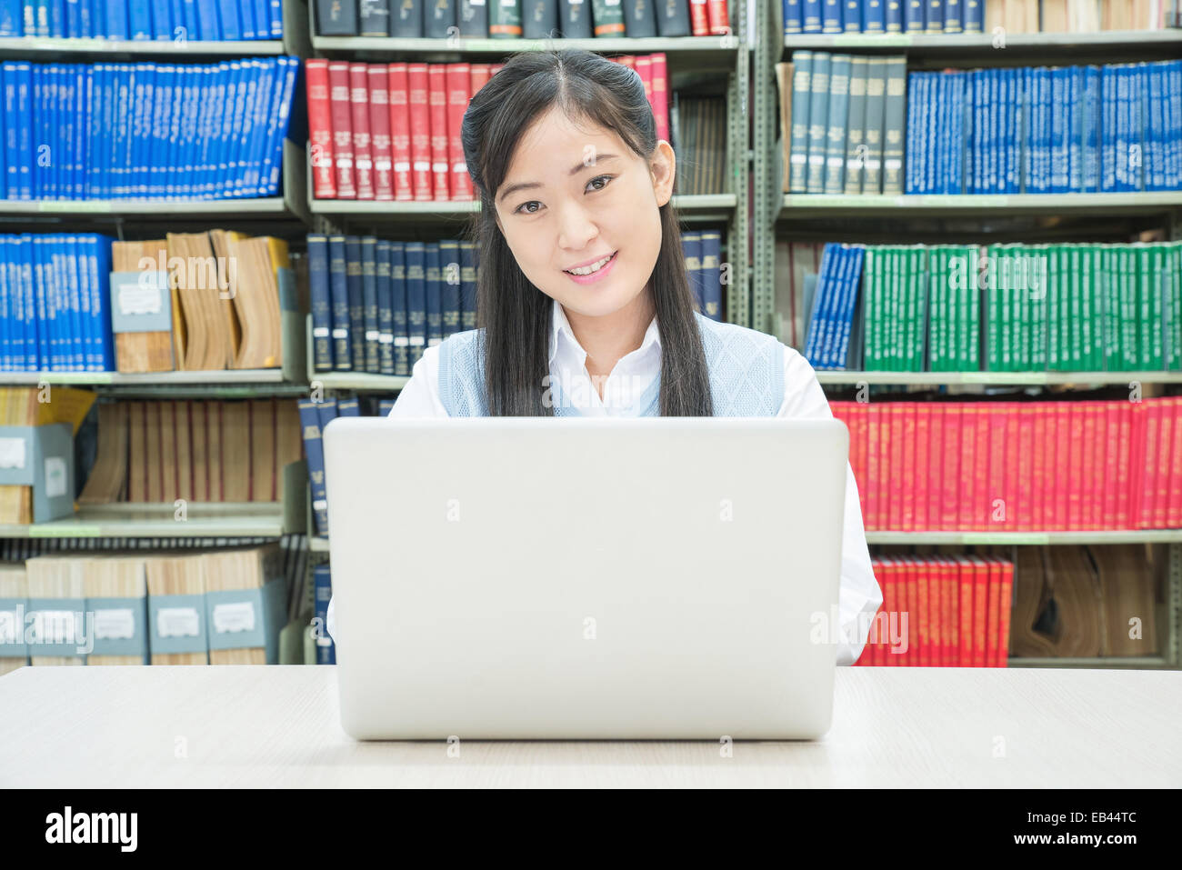 Asian laptop think hi-res stock photography and images - Alamy