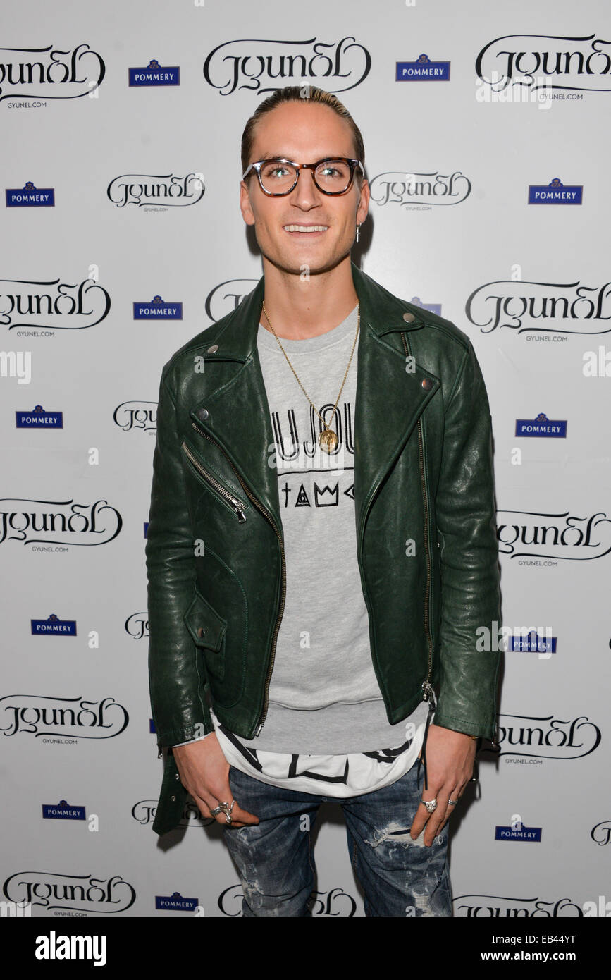 London, UK. 25th November 2014. Made in Chelsea's Oliver Proudlock ...