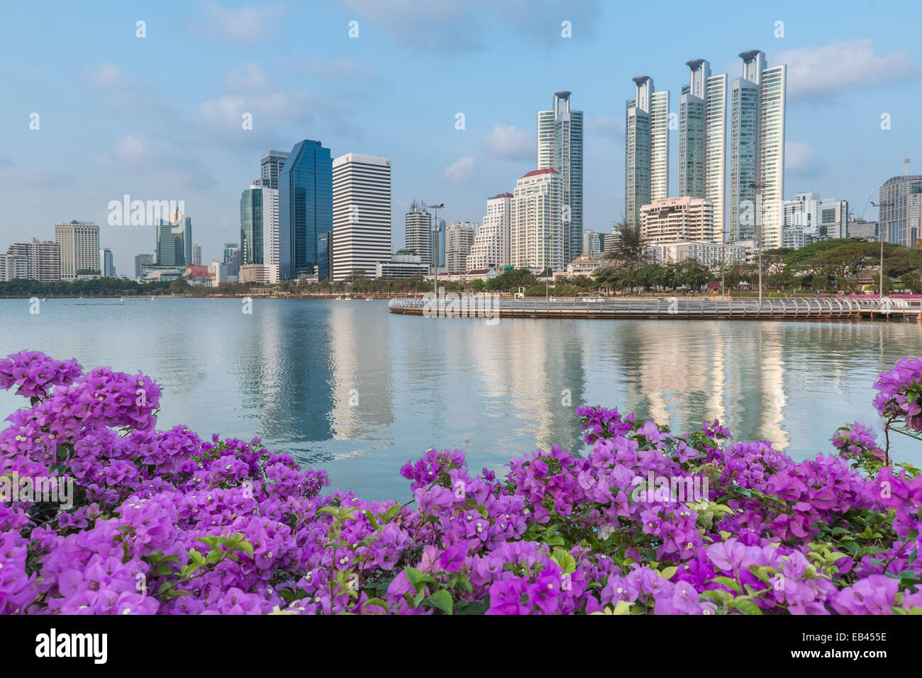 Highrise modern building in Bangkok, Thailand Stock Photo - Alamy