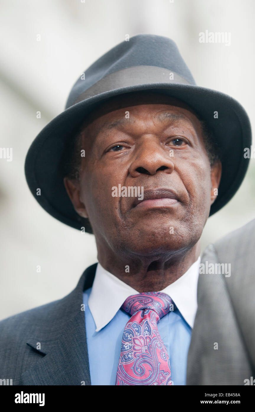 Marion Barry speaks during a news conference regarding his recent ...