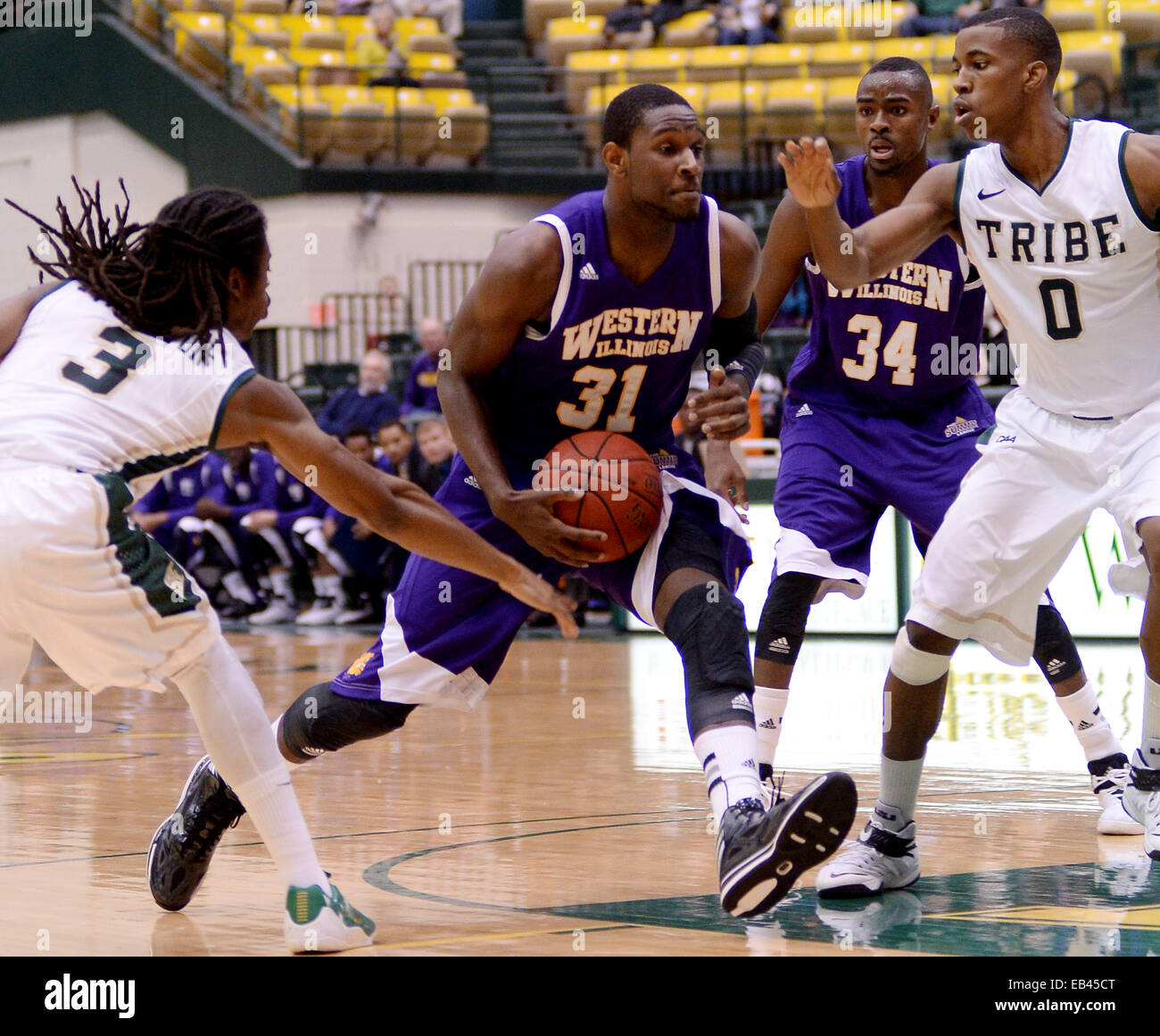 Williamsburg, VA, USA. 25th Nov, 2014. 20141125 - Western Illinois ...