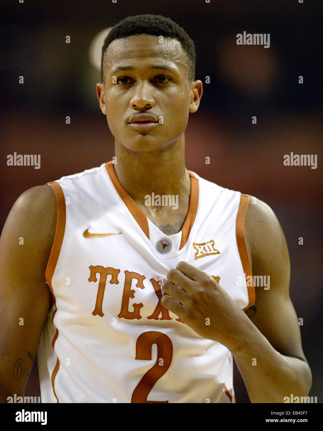 Austin, Texas. 25th Nov, 2014. Demarcus Holland #2 of the Texas ...