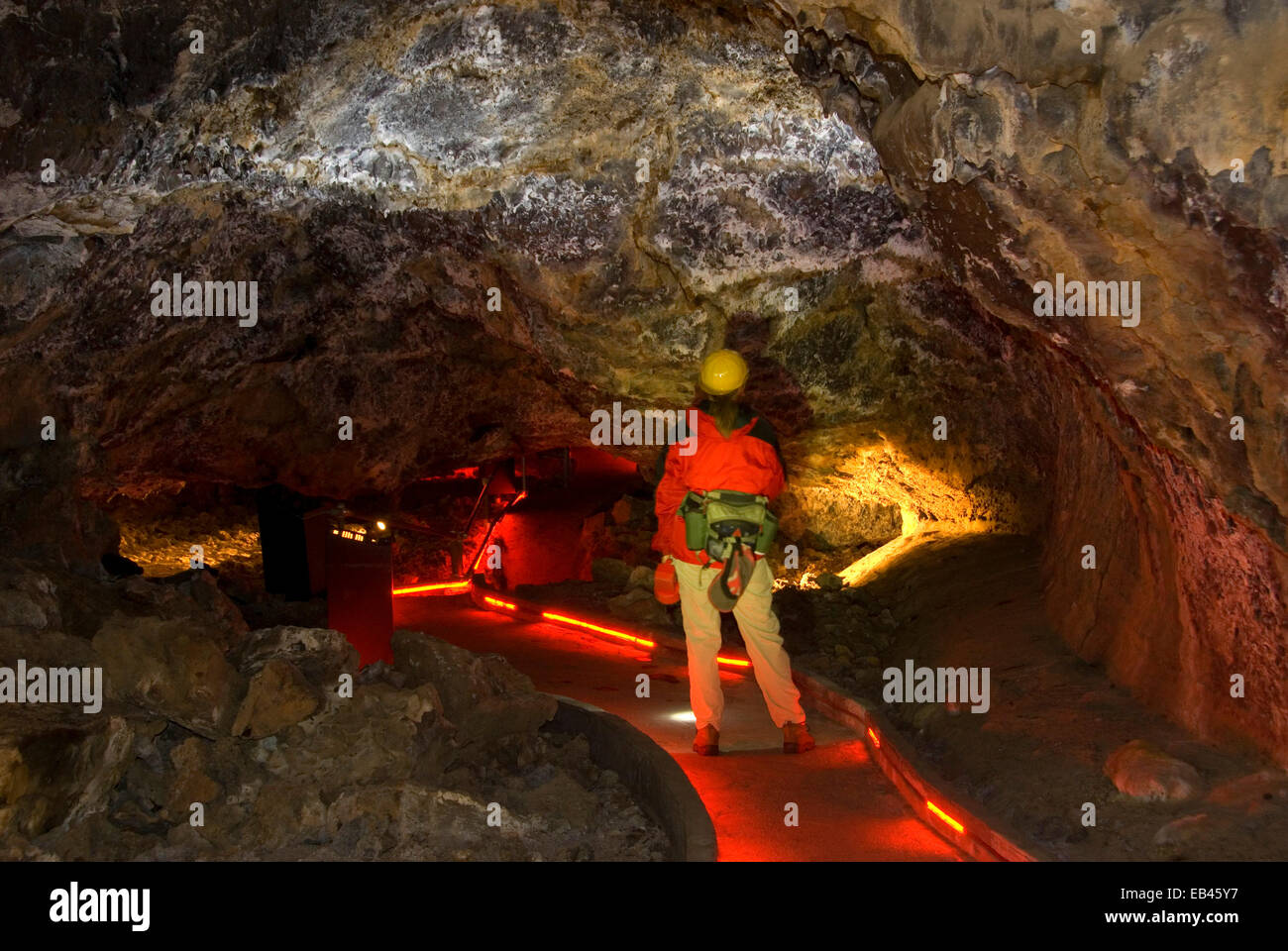 Mushpot Cave, Lava Beds National Monument, California Stock Photo - Alamy