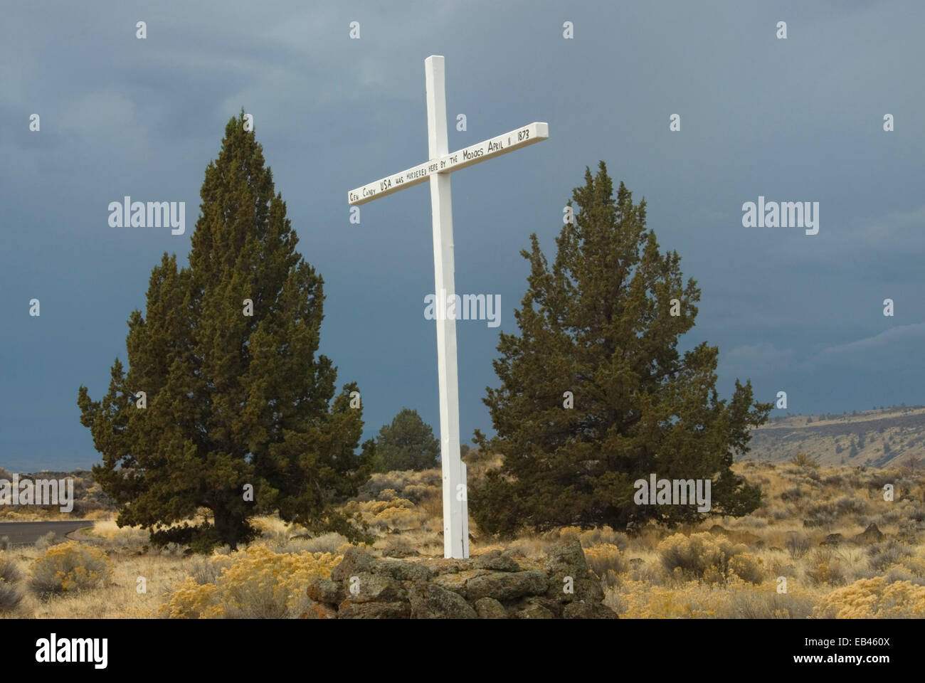 Canby Cross, Lava Beds National Monument, California Stock Photo - Alamy