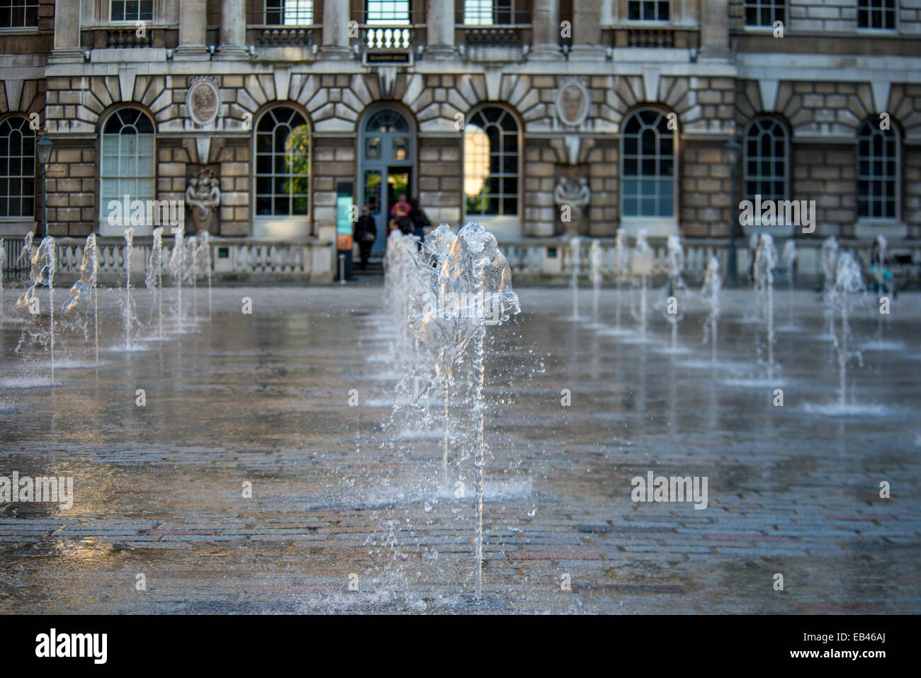 The Edmond J. Safra Fountain Court is at the heart of Somerset House ...