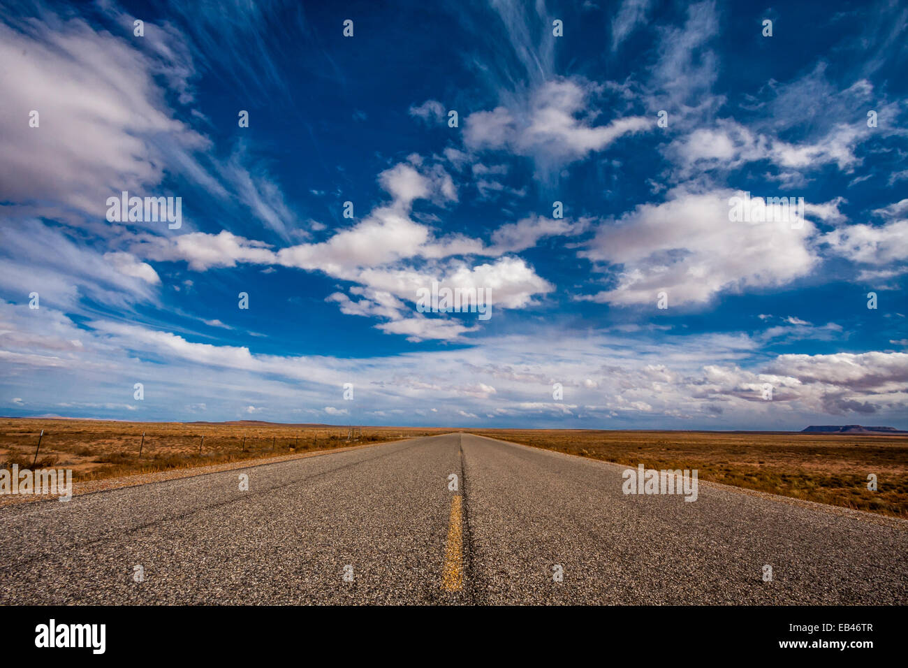 Endless roads of Utah Stock Photo - Alamy
