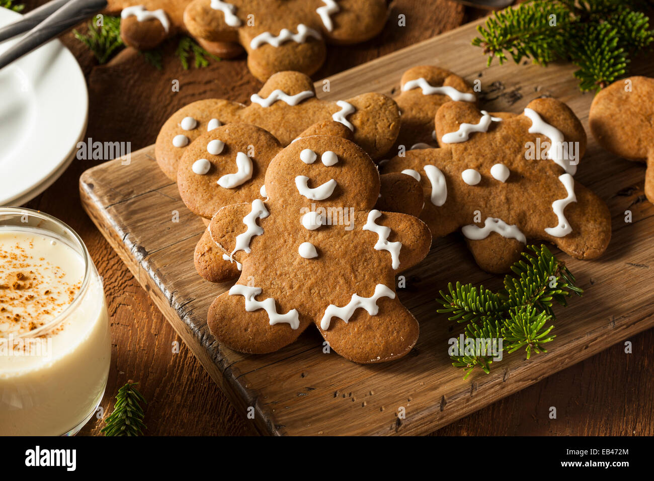 Happy gingerbread man hi-res stock photography and images - Alamy