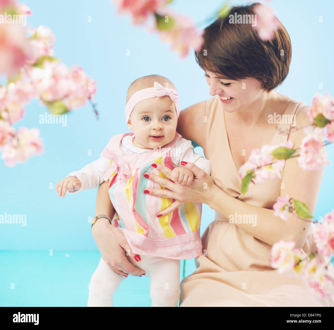 Laughing mom hi-res stock photography and images - Alamy