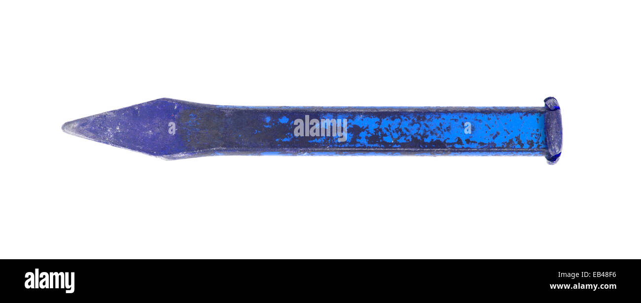 Tool which helps to split hard material, isolated on white Stock Photo ...