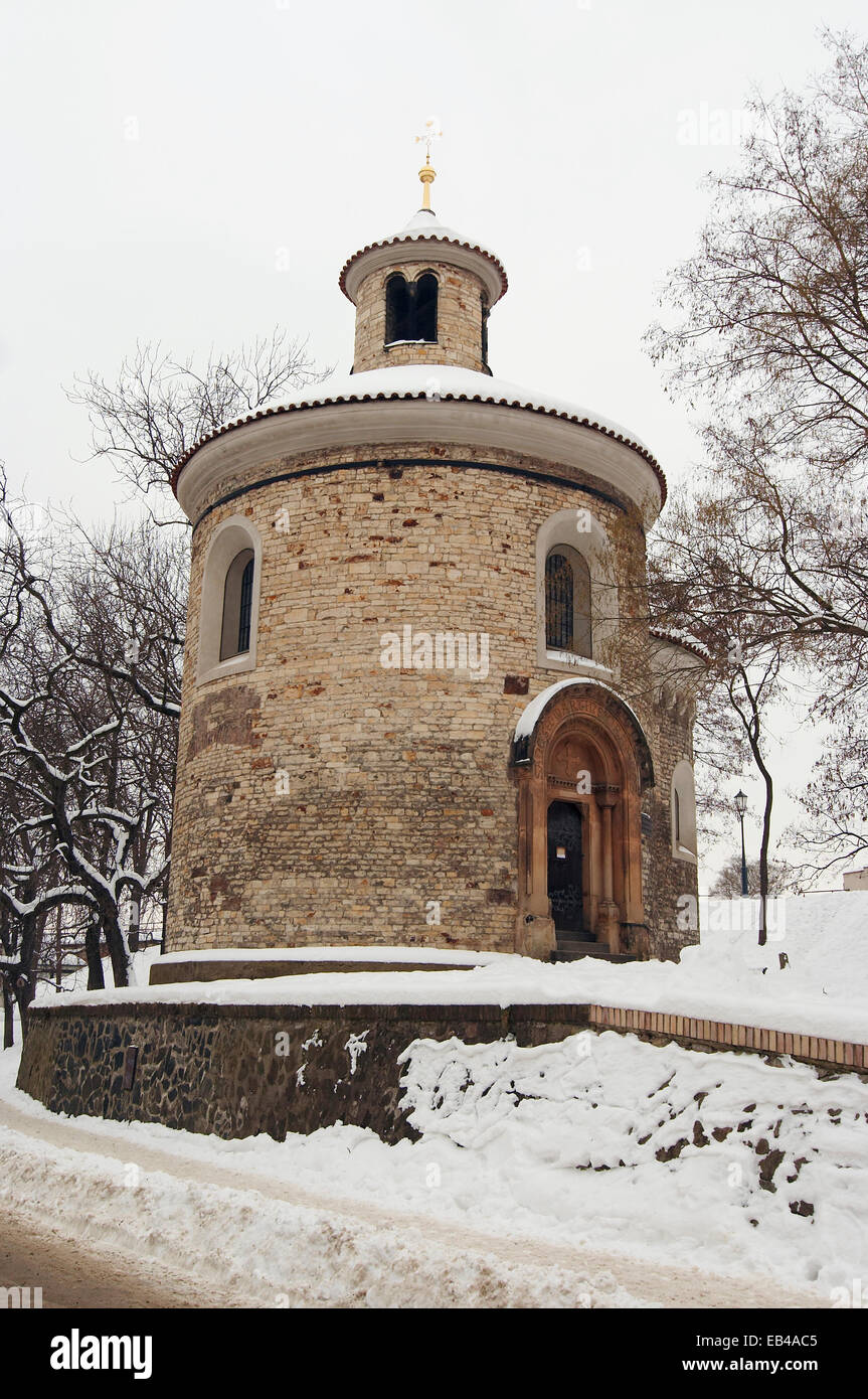 Romanesque Rotunda of St Martin Stock Photo - Alamy