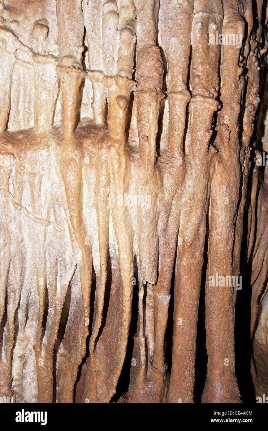 drip stone - Javoricko stalactite caves are located in central Moravia ...