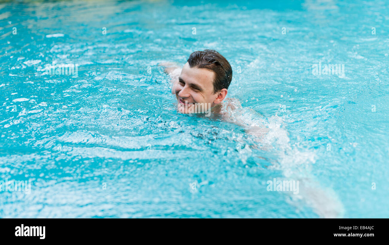 Professional man swimming in hi-res stock photography and images - Alamy