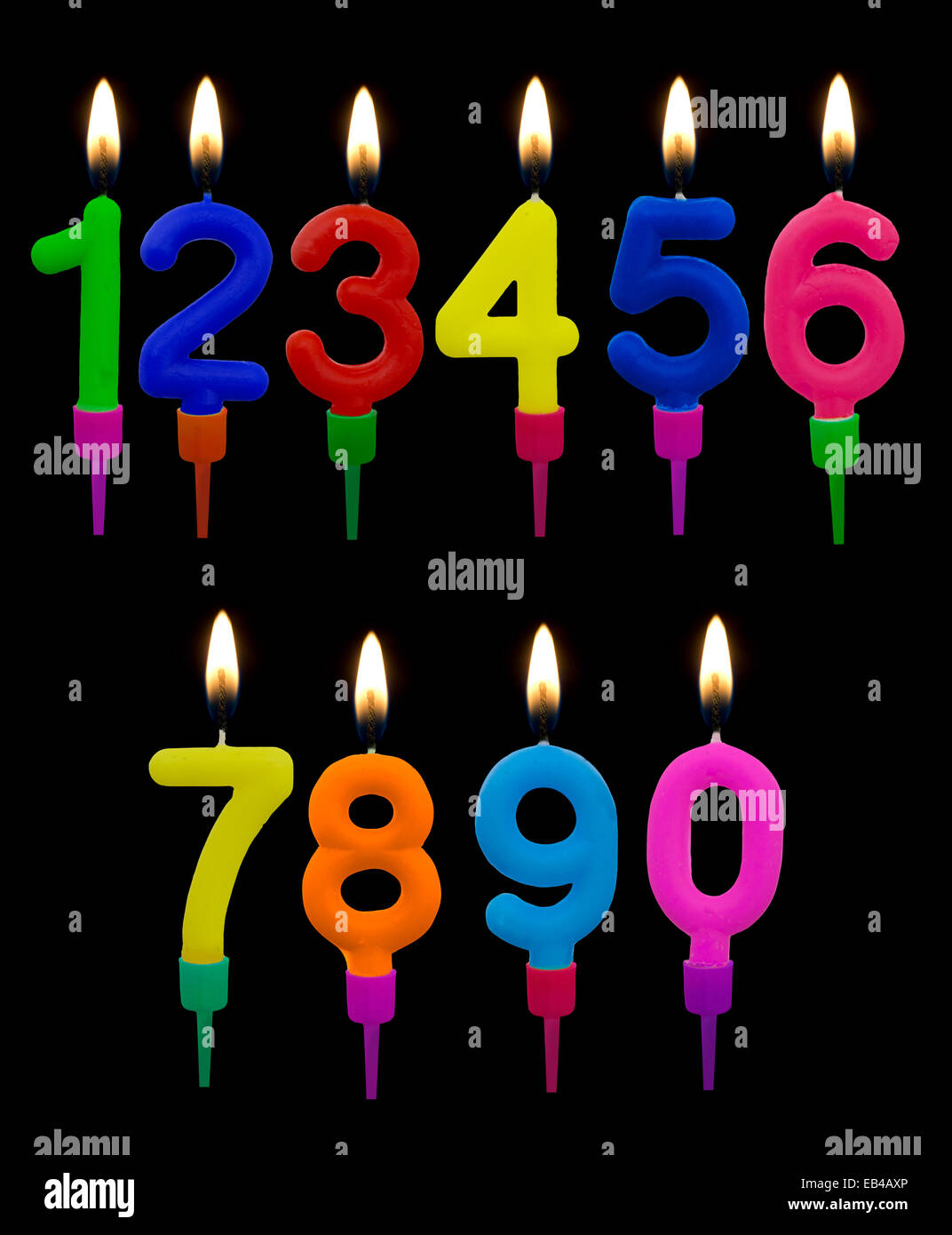 Burning numbers hi-res stock photography and images - Alamy