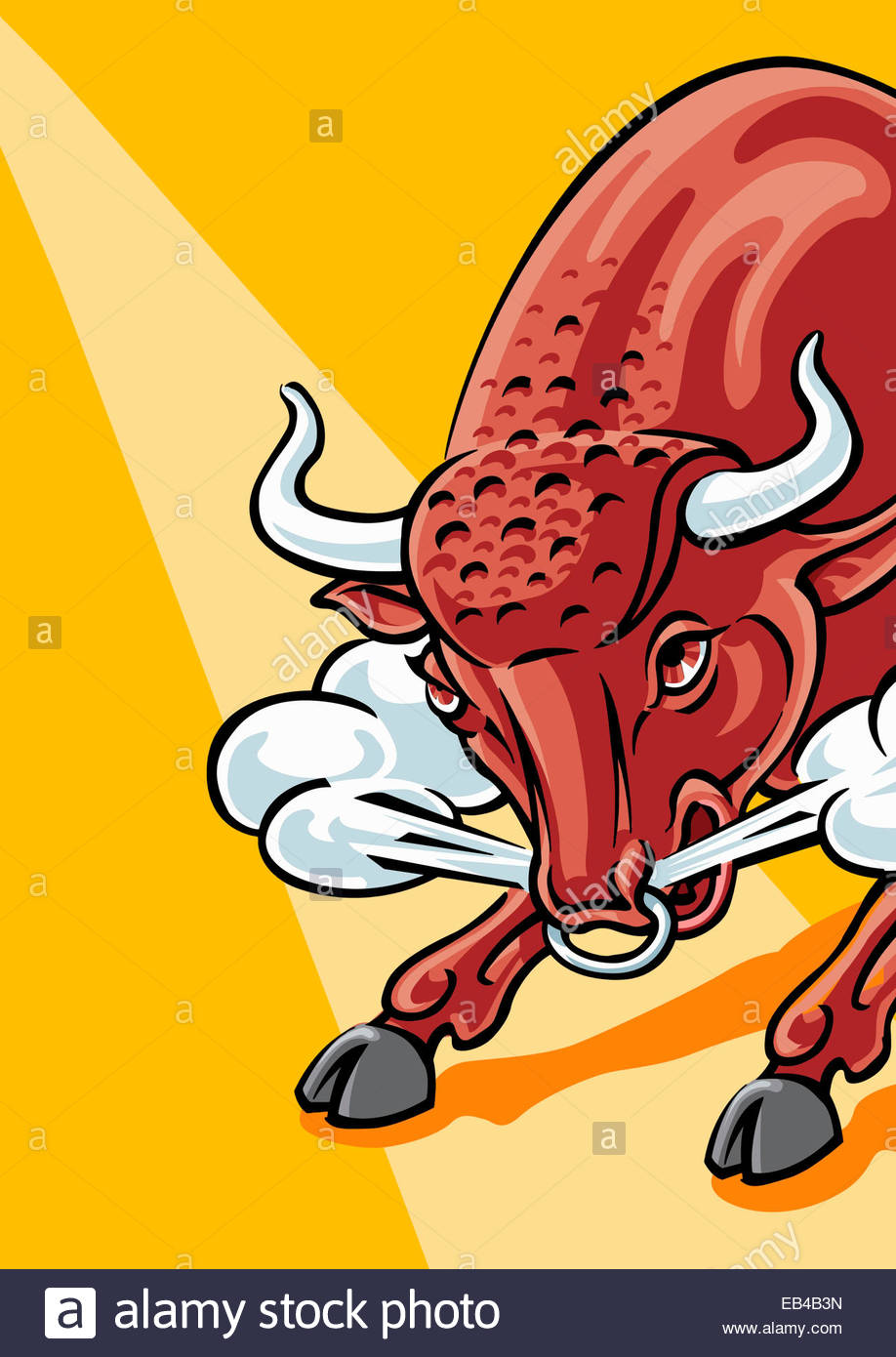 Bull Angry Charging Stock Photos & Bull Angry Charging Stock Images - Alamy