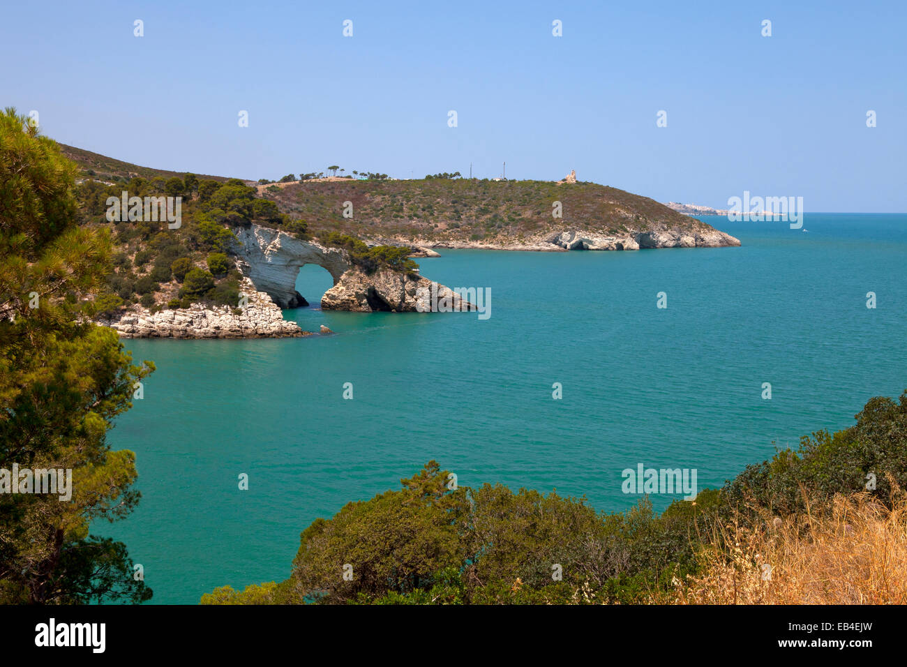 limestone coast in southern Italy Stock Photo - Alamy