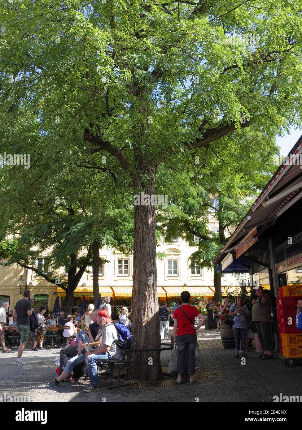 Lunch under tree hi-res stock photography and images - Alamy